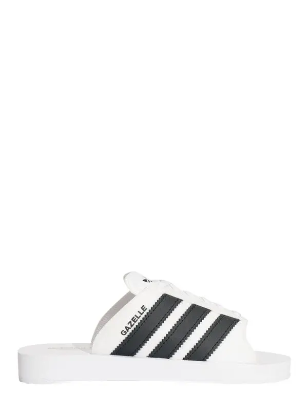 Adidas Gazelle Beach Slides - White