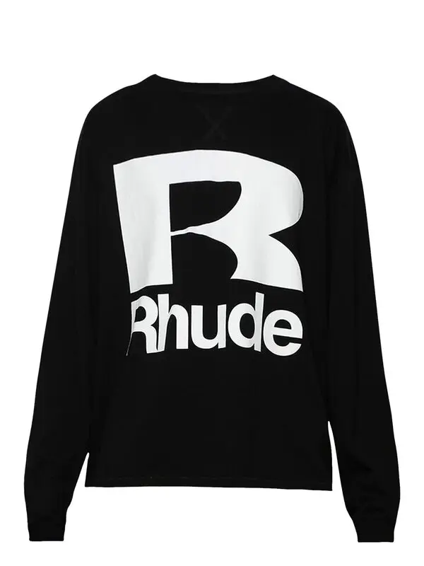 Rhude Petrol Long-sleeve Shirt - Black