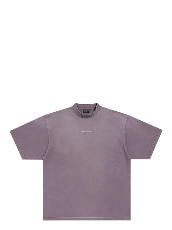 Balenciaga Medium Fit T-shirt - Purple