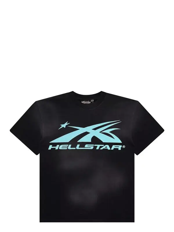 HELLSTAR Classic Tee /aqua Blue - Black