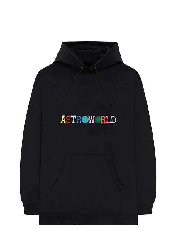CACTUS JACK BY TRAVIS SCOTT Astroworld Logo Hoodie - Black