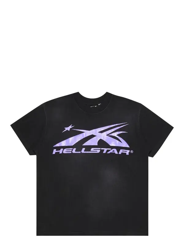 HELLSTAR Classic Tee /purple - Black
