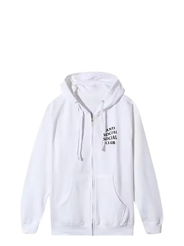 ANTI SOCIAL SOCIAL CLUB Masochism Zip Up Hoodie - White
