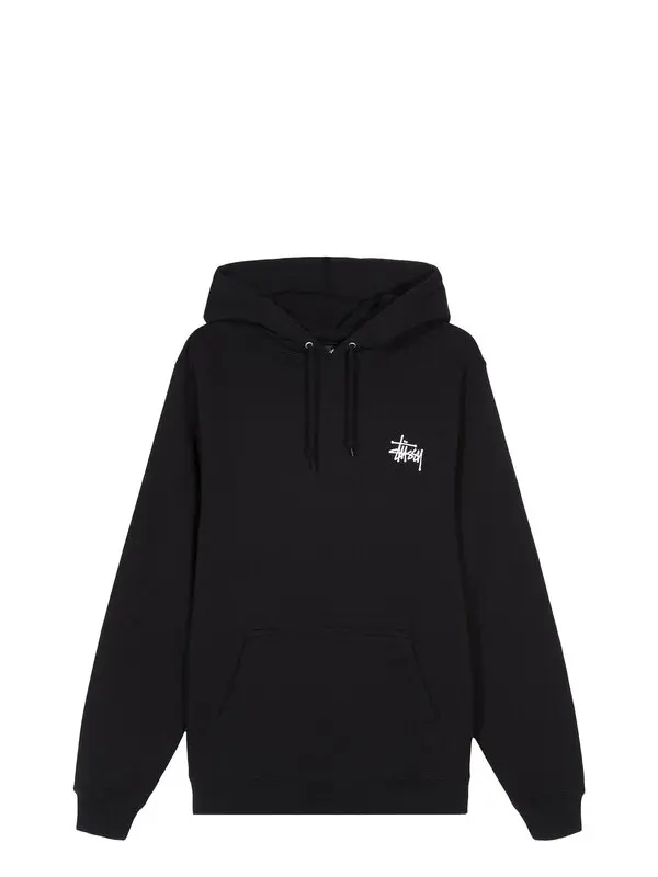 StÜssy Basic Hood - Black