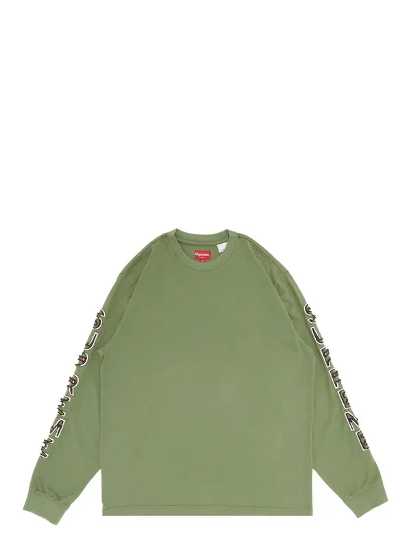 Supreme Cut Out Long-sleeve Top 'olive - Green