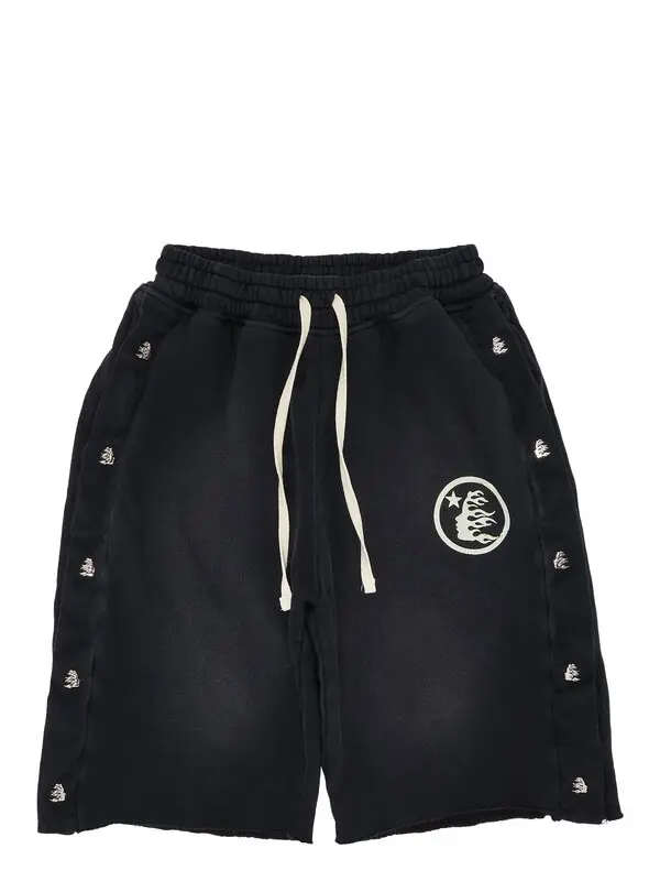HELLSTAR Snap Shorts - Black