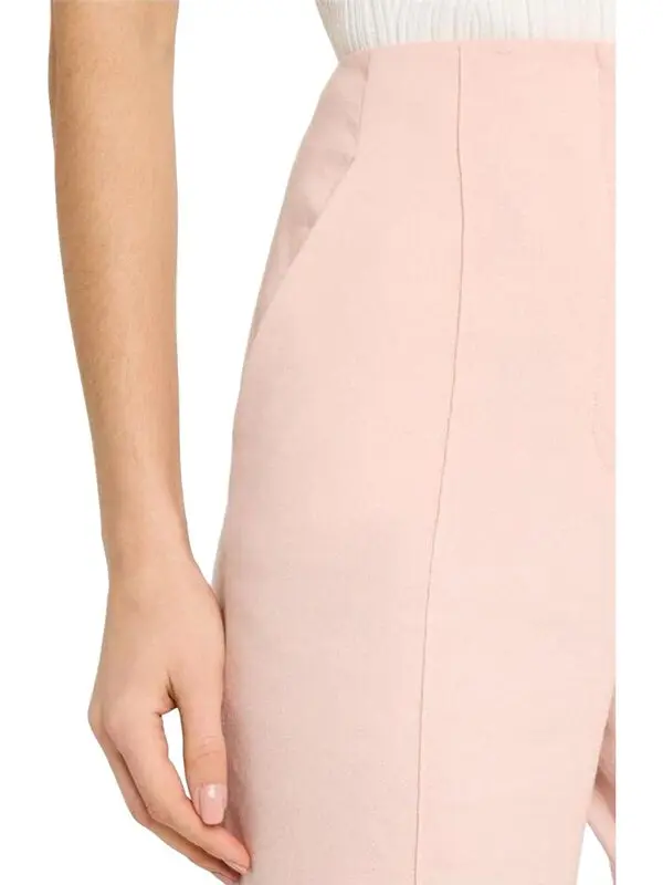Veronica Beard Komi Linen Pants - Pink Shell