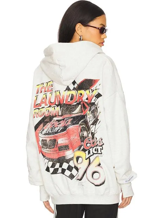 THE LAUNDRY ROOM 96 Coors Light Racing Hideout Hoodie - Pebble Heather