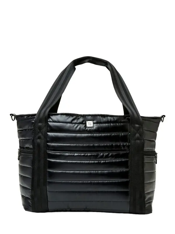 THINK ROYLN Jetset Wingman Tote - Pearl Black