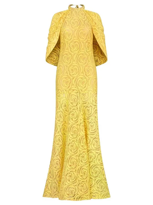 Silvia Tcherassi Salvina Gown - Yellow
