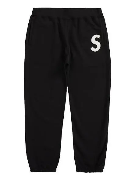Supreme S Logo Sweatpant - Black