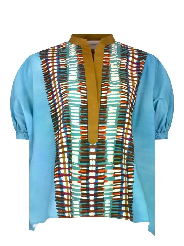 Silvia Tcherassi Susanne Blouse - Blue
