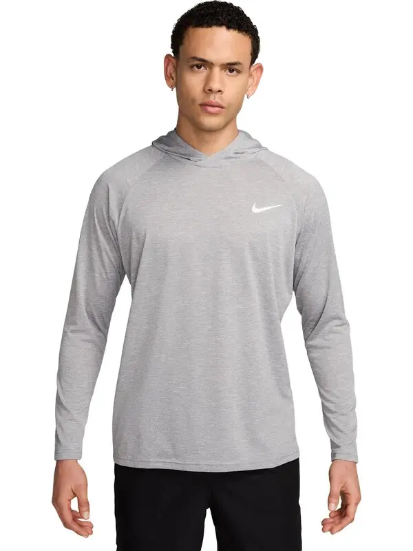 Nike Swim Hydroguard Long-sleeve Hooded Top - Grey