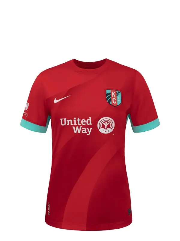 Nike Kc Current 2025 Stadium Home Dri-fit Nwsl Replica Jersey - Red