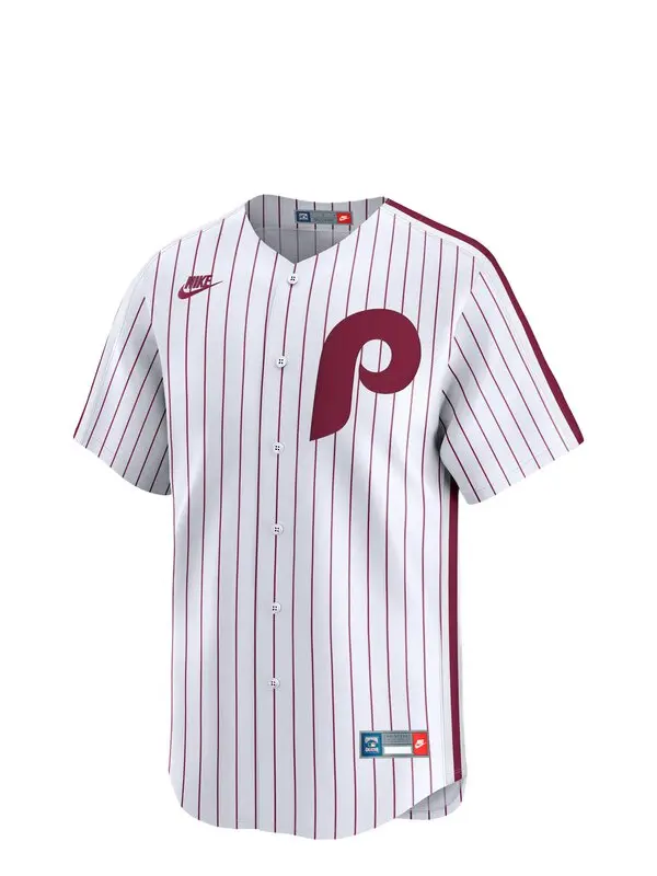 Nike Philadelphia Phillies Cooperstown Dri-fit Adv Mlb Limited Jersey - White