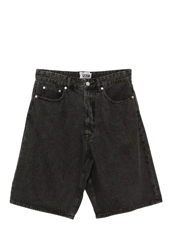 Izzue Denim Shorts - Black