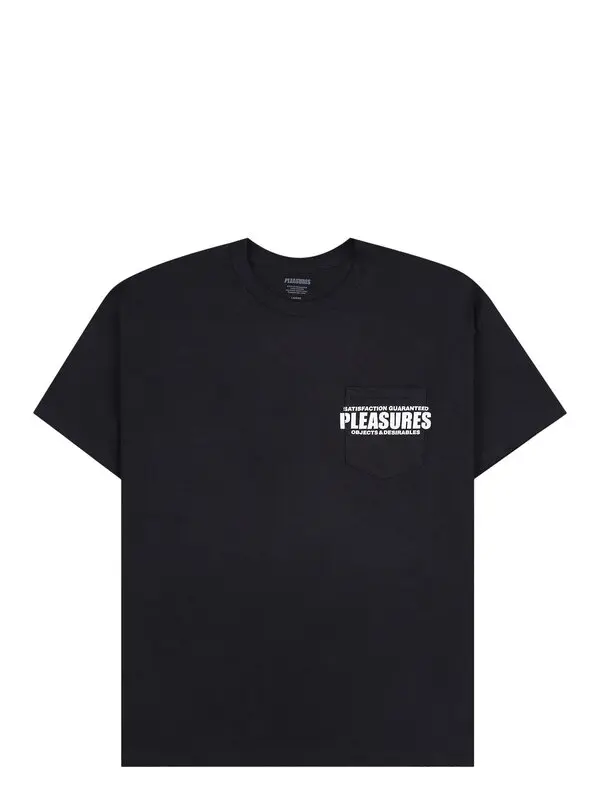 PLEASURES Staff Pocket T-shirt - Black