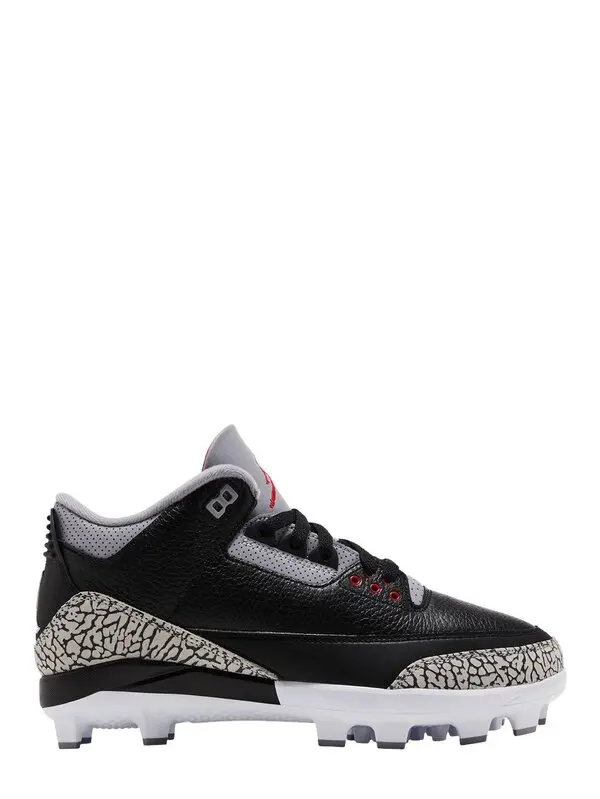 JORDAN 3 Retro Mcs Cement Cleats - Black