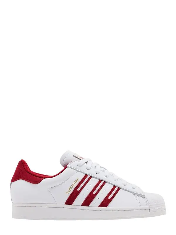 Adidas Superstar Embroidered Sneakers - White