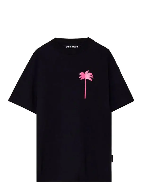 Palm Angels Palm X Palm Classic Tee /fuchsia - Black