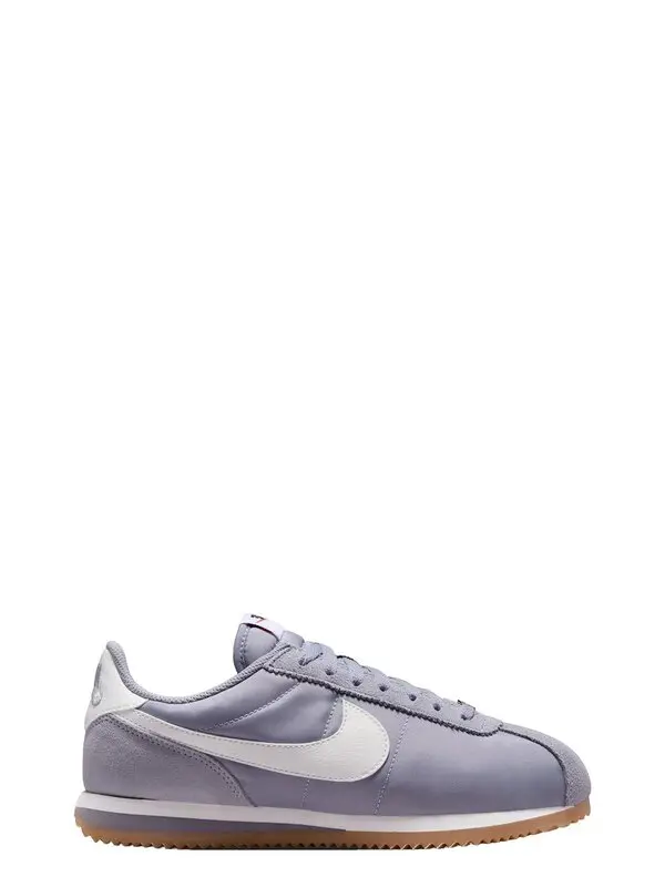 Nike Cortez Textile Sneakers - Cement Grey/gum Light Brown/safety Orange