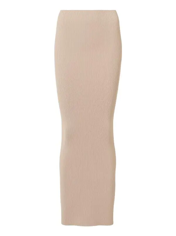 Max Mara Aprile1234 High-rise Maxi Skirt - Beige