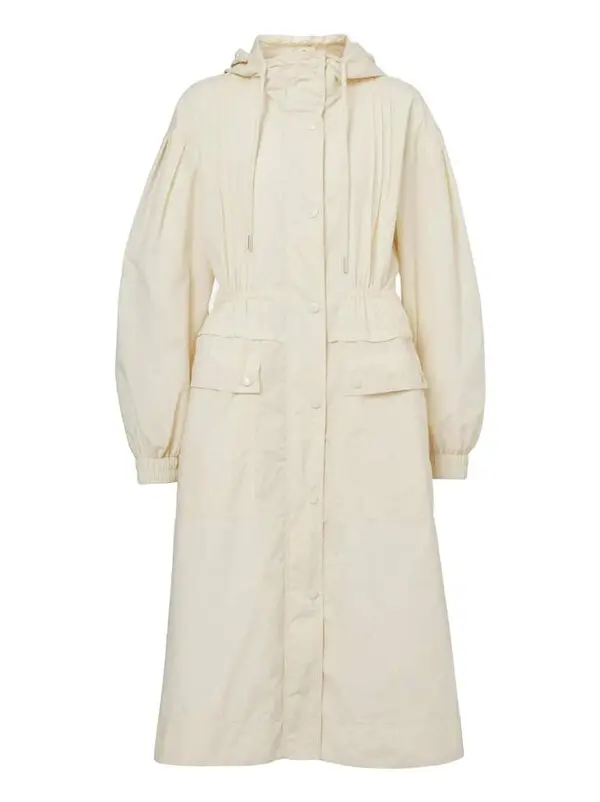 Moncler Coupiac Poplin Parka - White