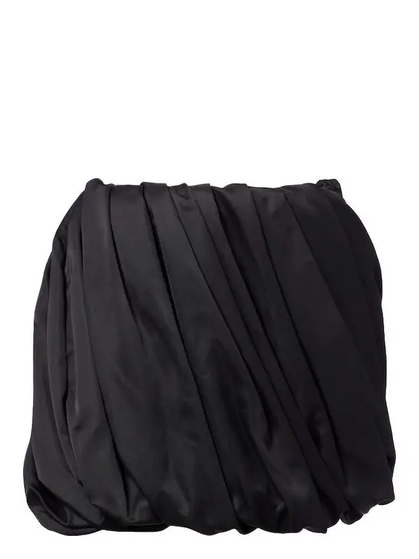 JW Anderson Pleated Miniskirt - Black