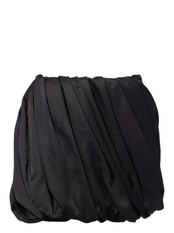 JW Anderson Pleated Miniskirt - Black