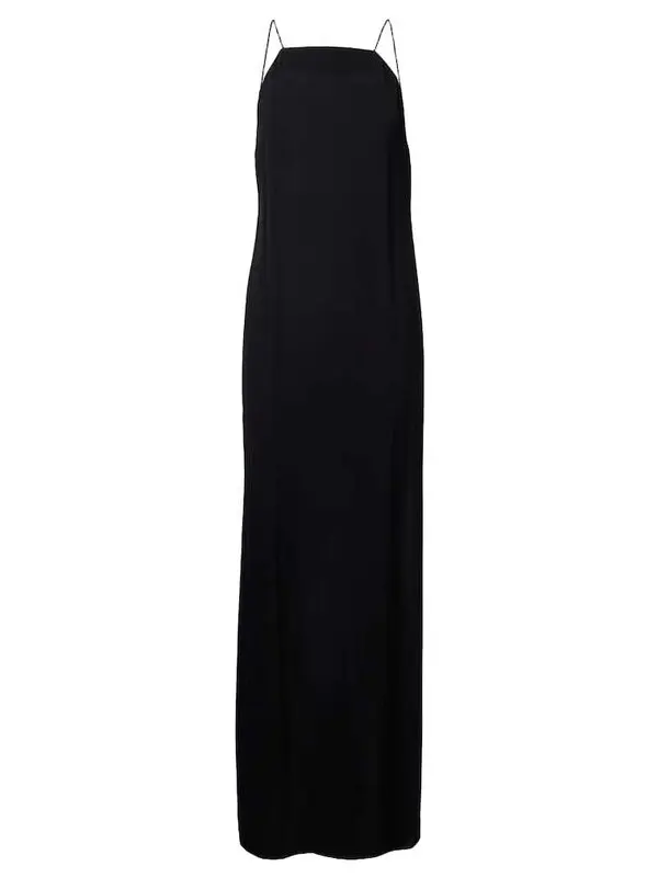 ADRIANA DEGREAS Inamorata Maxi Dress - Black