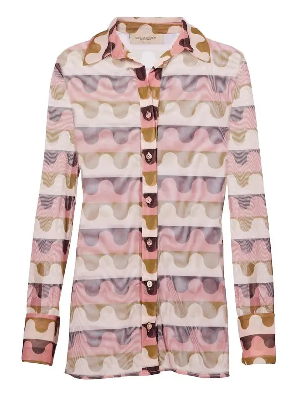 ADRIANA DEGREAS Giardino Printed Shirt - Multicoloured
