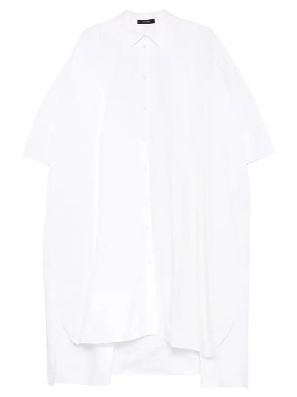 JOSEPH Dania Midi Shirt Dress - White