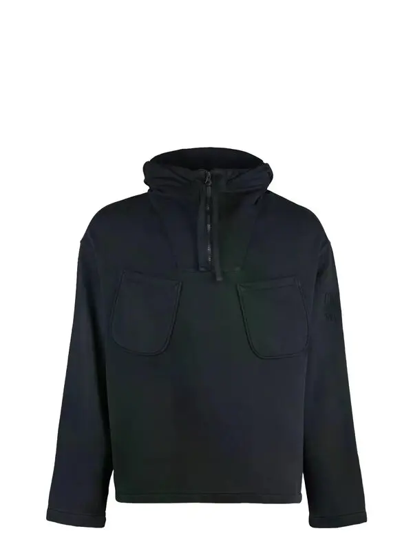 C.P. COMPANY Fleece Hoodie - Black