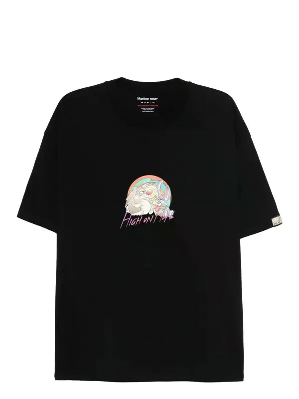 Martine Rose Cotton T-shirt - Black