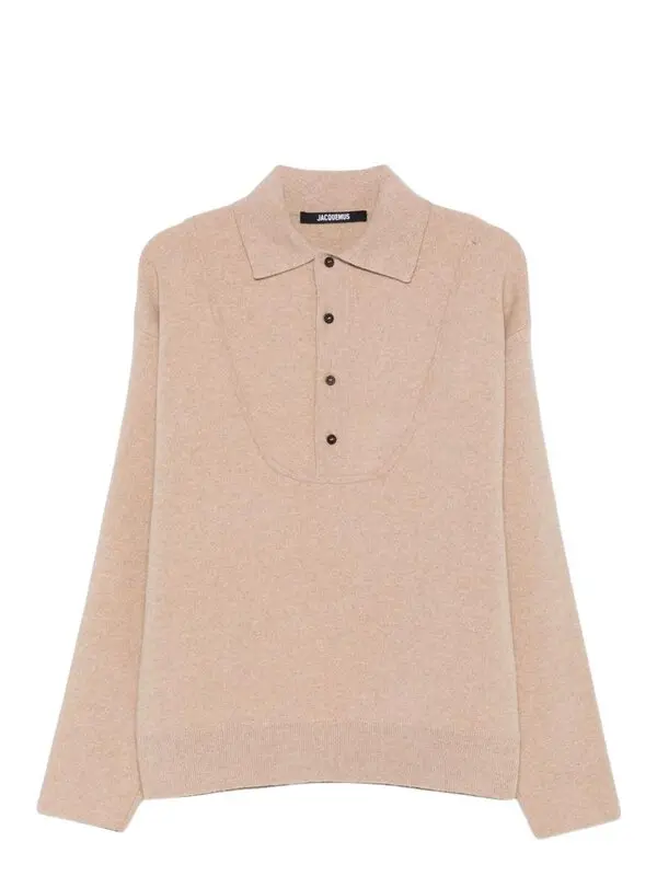 Jacquemus Wool-cashmere Blend Sweater - Beige