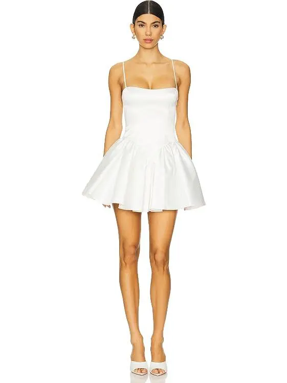 LOVERS AND FRIENDS Sola Mini Dress - White