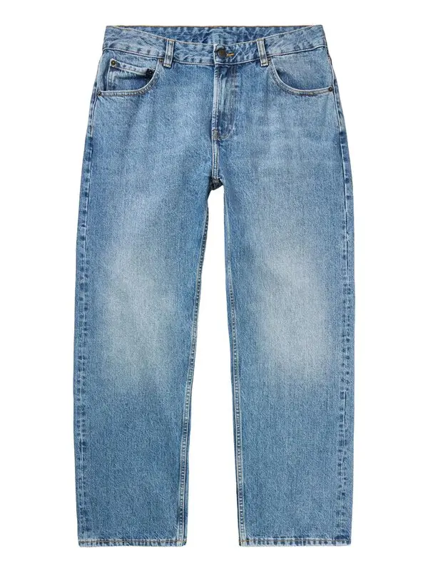 CORRIDOR Straight-leg Organic Denim Jeans - Blue