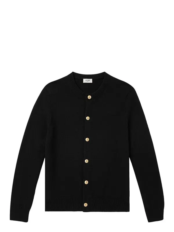 Celine Cashmere Cardigan - Black