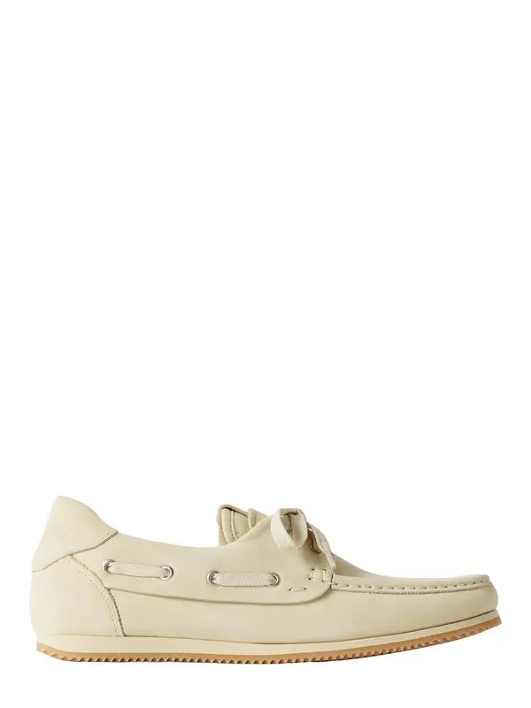 Jacquemus Batto Nubuck Loafers - Cream