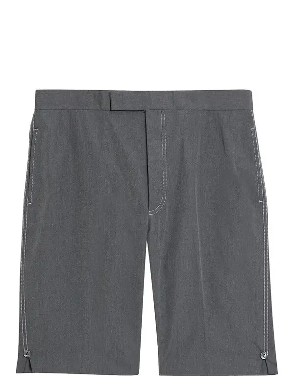 Thom Browne Woven Shorts - Anthracite