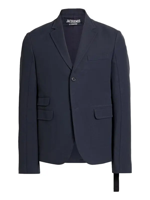 Jacquemus Piccinni Cotton-blend Blazer - Navy