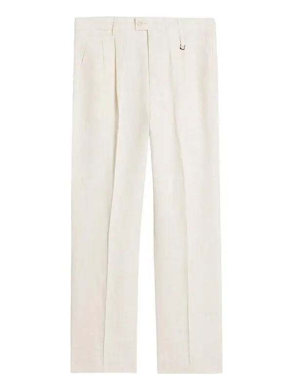 Jacquemus Madeiro Linen-blend Pants - Ivory