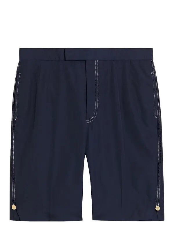 Thom Browne Poplin Shorts - Navy