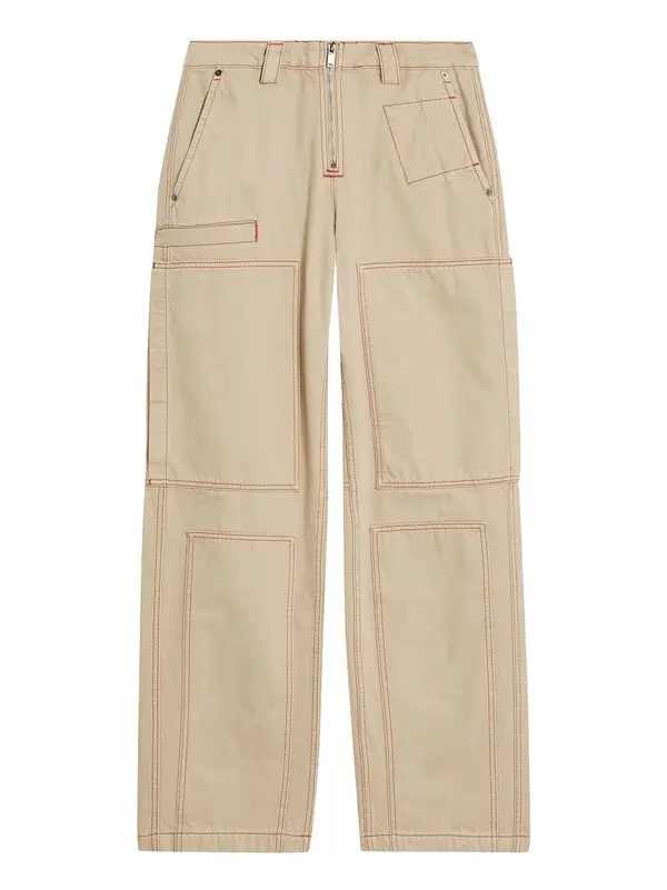 Jacquemus Denim Cargo Jeans - Beige