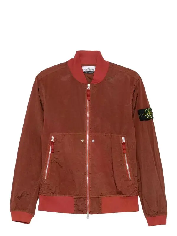 Stone Island Compass-badge Bomber Jacket - V007a Copper