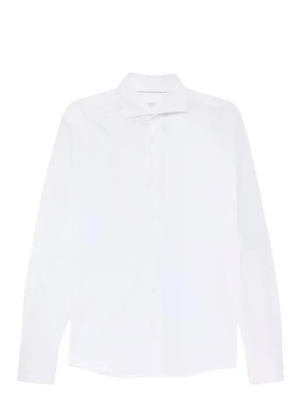 Brunello Cucinelli Button-up T-shirt - White