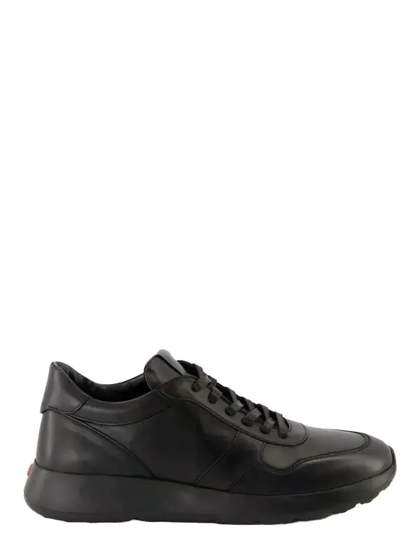 TOD'S Leather Lace-up Sneakers - Black