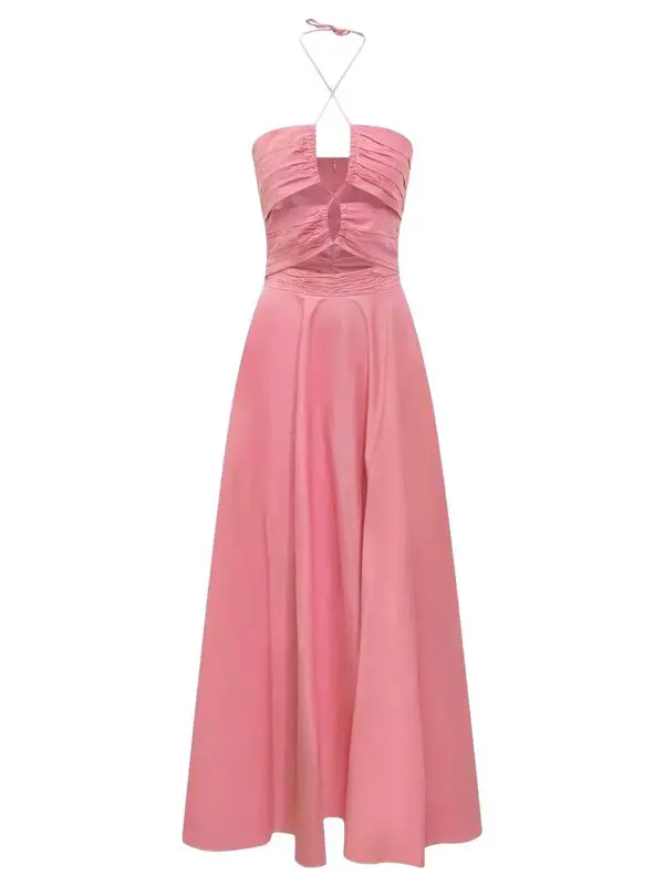 ACTUALEE Cut-out Maxi Dress - Pink