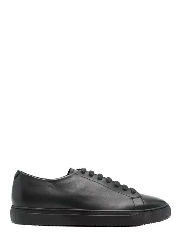 DOUCAL'S Leather Sneakers - Black