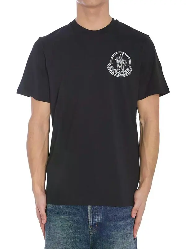 Moncler Logo-print T-shirt - Black